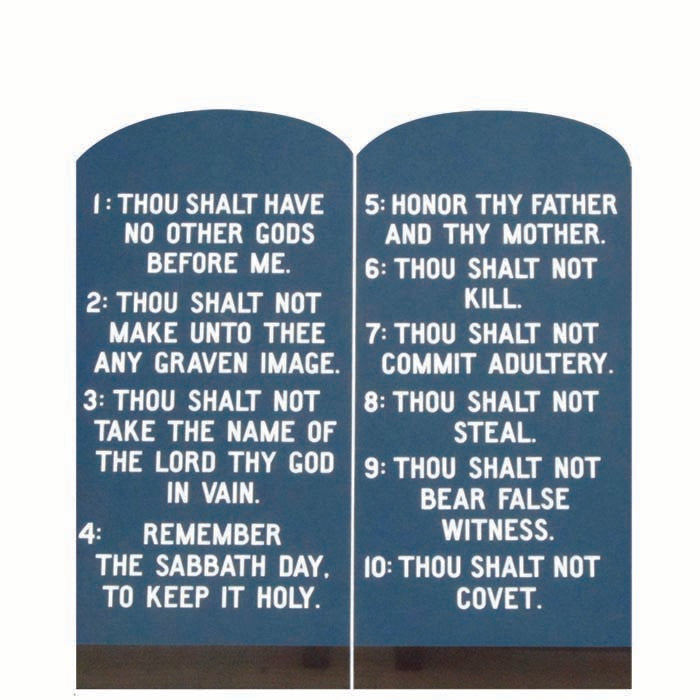 Ten Commandments Cardboard Cutout Free Shipping – Life Size Custom Cutouts