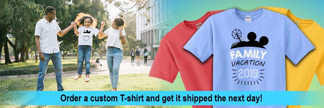 Need a custom T-Shirt Fast? New site launch Shirts Next Day – Life Size ...