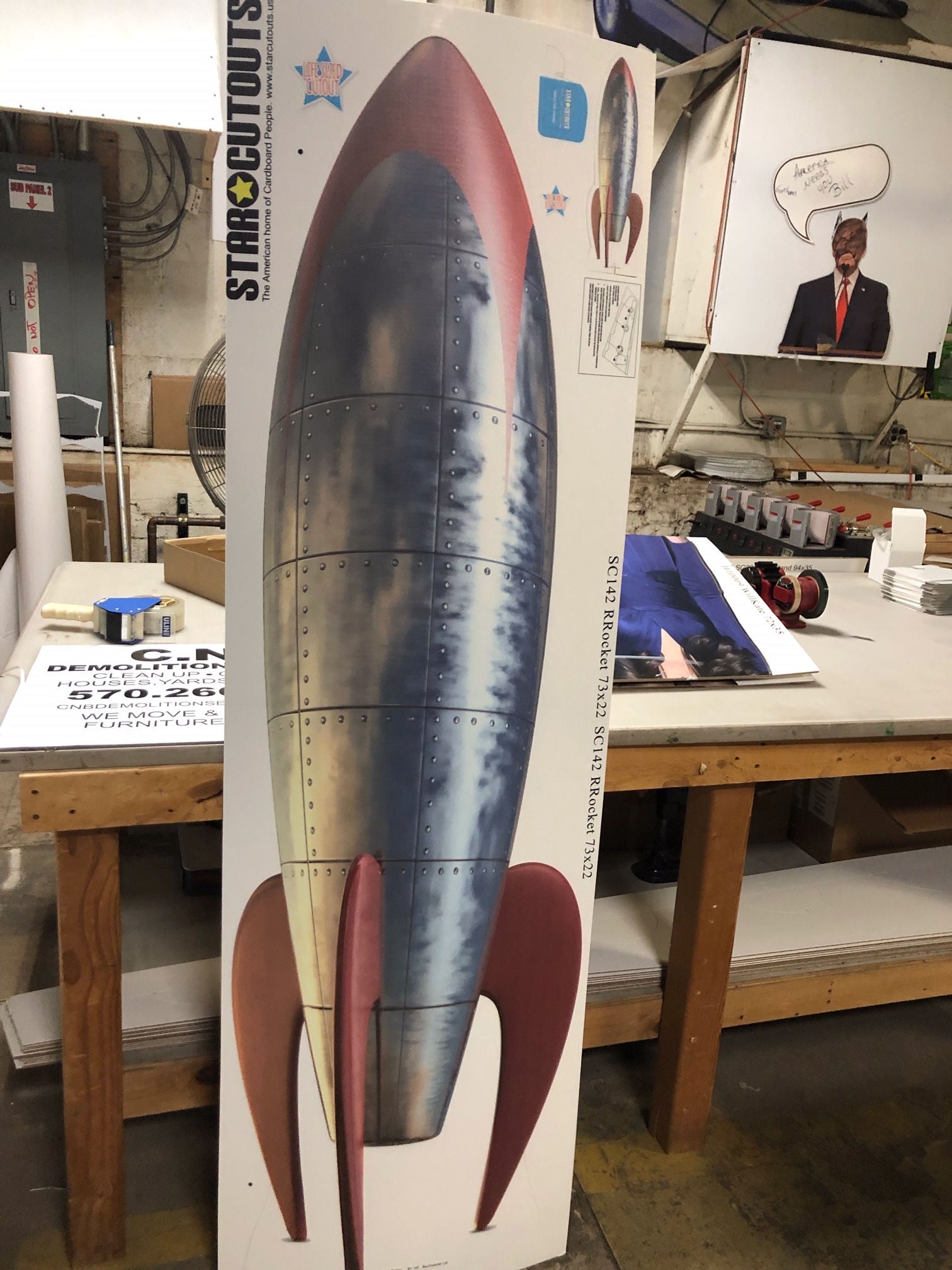 Blast off with our newest custom cutout – Life Size Custom Cutouts