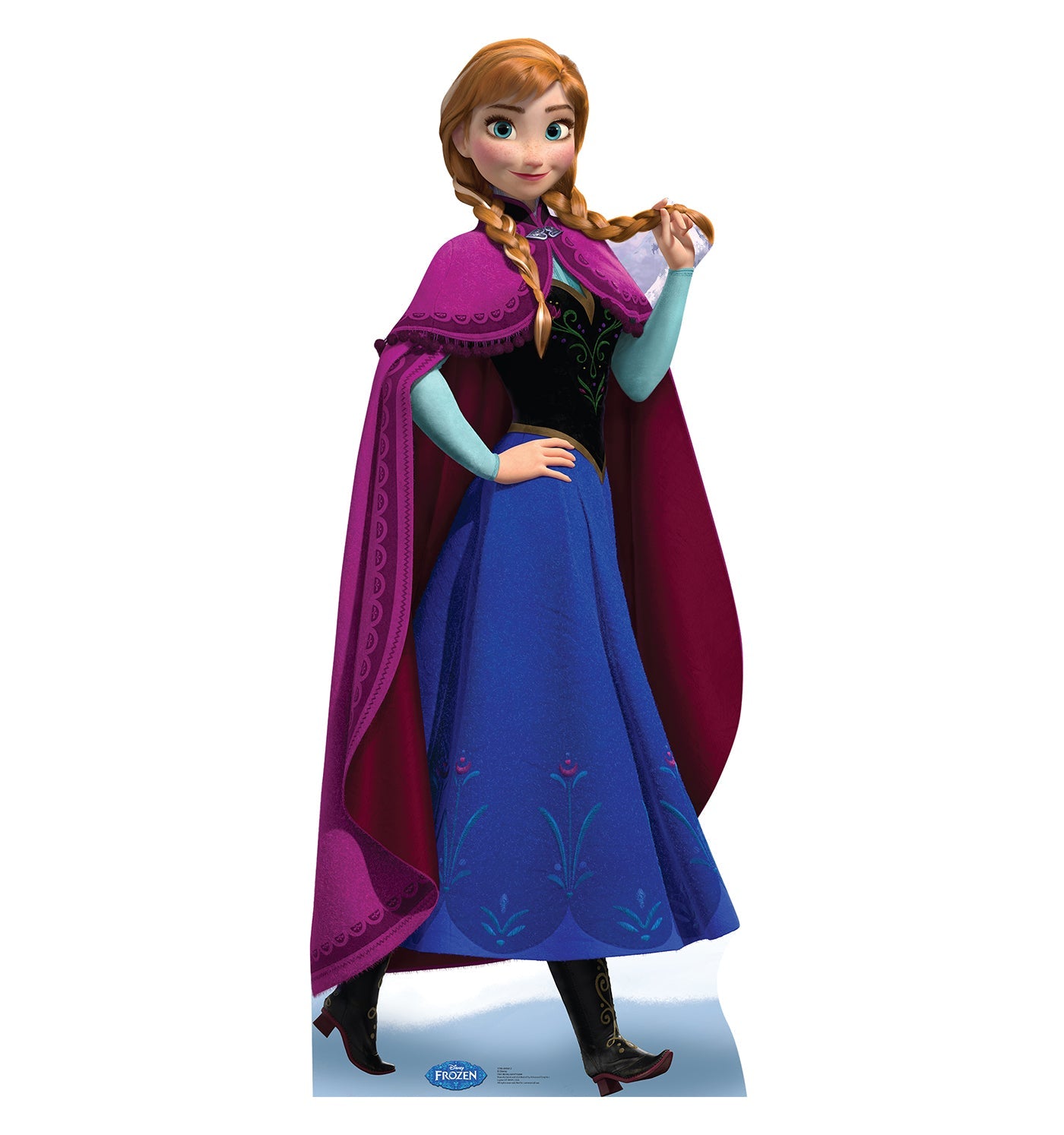 Anna 2 - Frozen Cardboard Cutout Free Shipping – Life Size Custom Cutouts