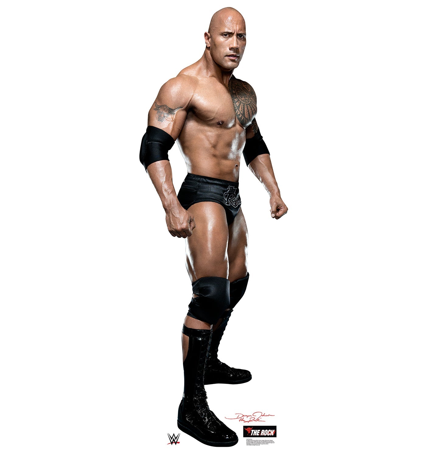 The Rock - WWE Cardboard Cutout Free Shipping – Life Size Custom Cutouts