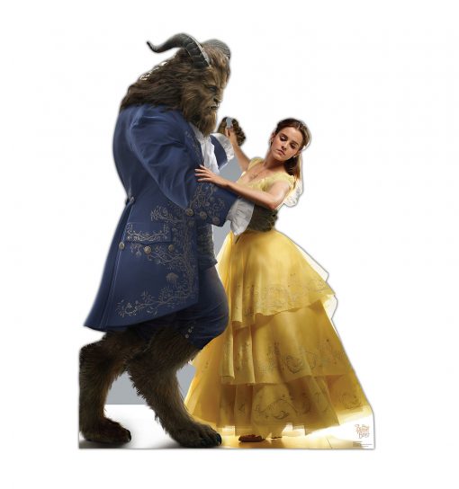 Belle and Beast (Live Action) Cardboard Cutout Free Shipping – Life ...