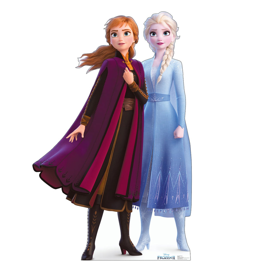 Anna amd Elsa (Frozen II) Cardboard Cutout Free Shipping – Life Size ...
