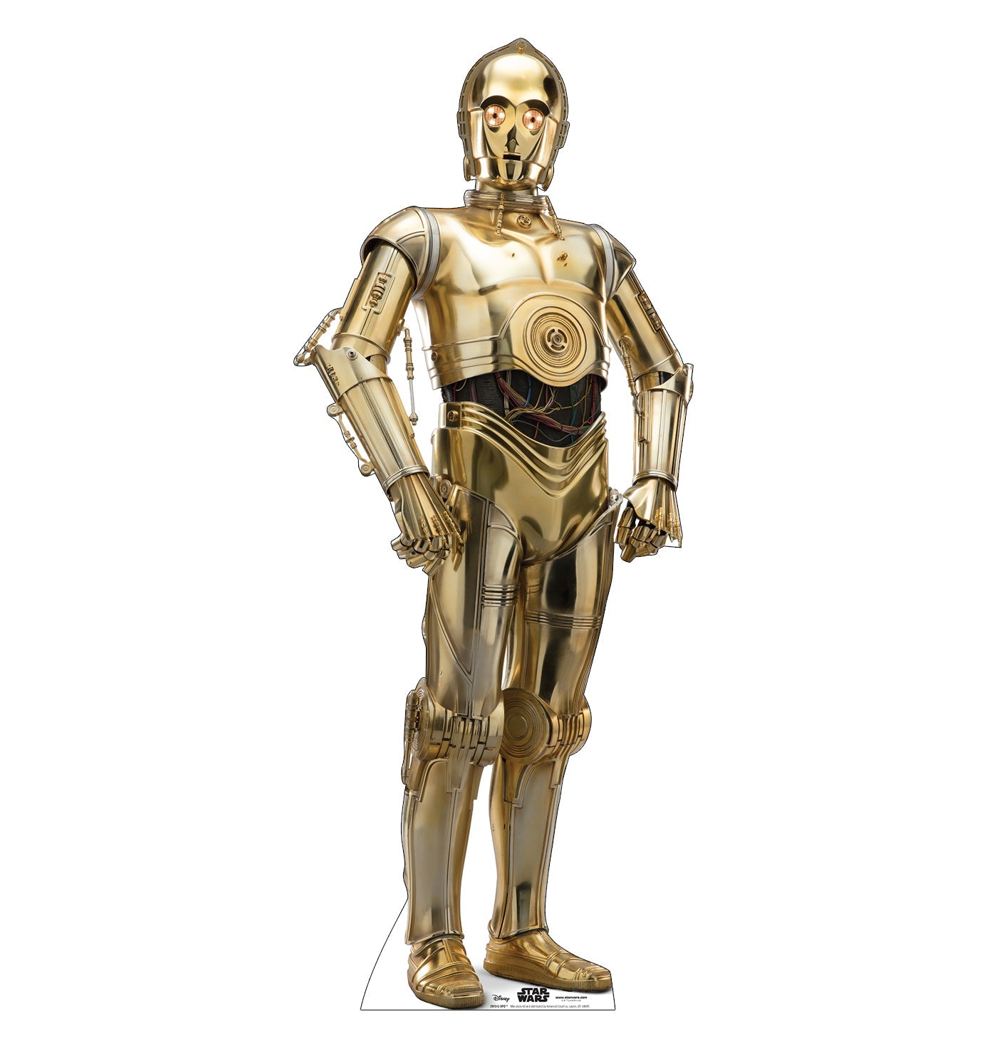 C-3PO (Star Wars IX) Cardboard Cutout Free Shipping – Life Size Custom ...