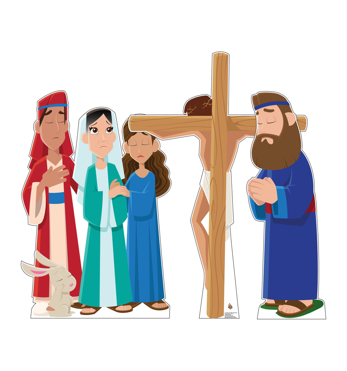Jesus on the Cross Set Cardboard Cutout Free Shipping – Life Size ...