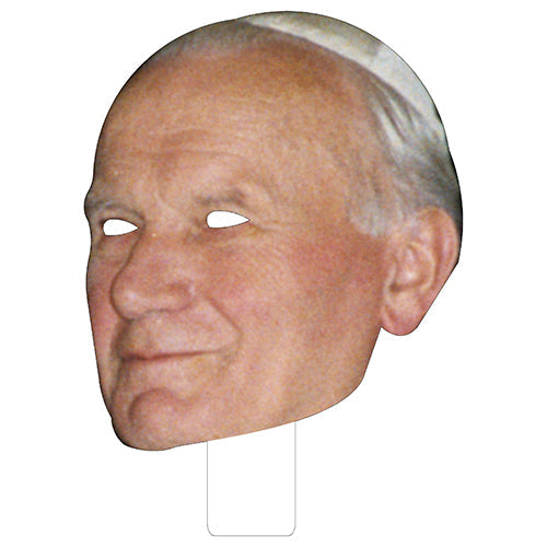 Pope John Paul II Cardboard Mask Free Shipping – Life Size Custom Cutouts