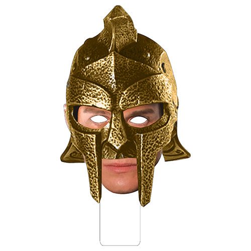 Roman Gladiator Cardboard Mask Free Shipping – Life Size Custom Cutouts