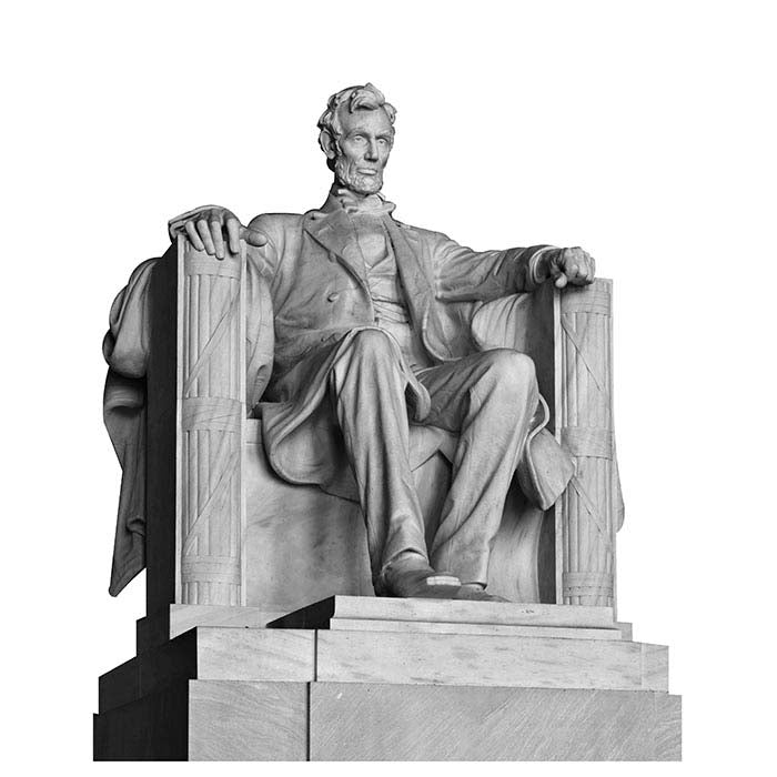 Lincoln Monument Cardboard Cutout Free Shipping – Life Size Custom Cutouts