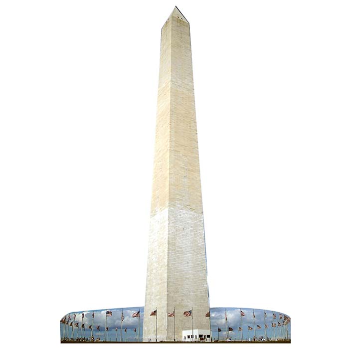 Washington Monument Cardboard Cutout Free Shipping – Life Size Custom ...
