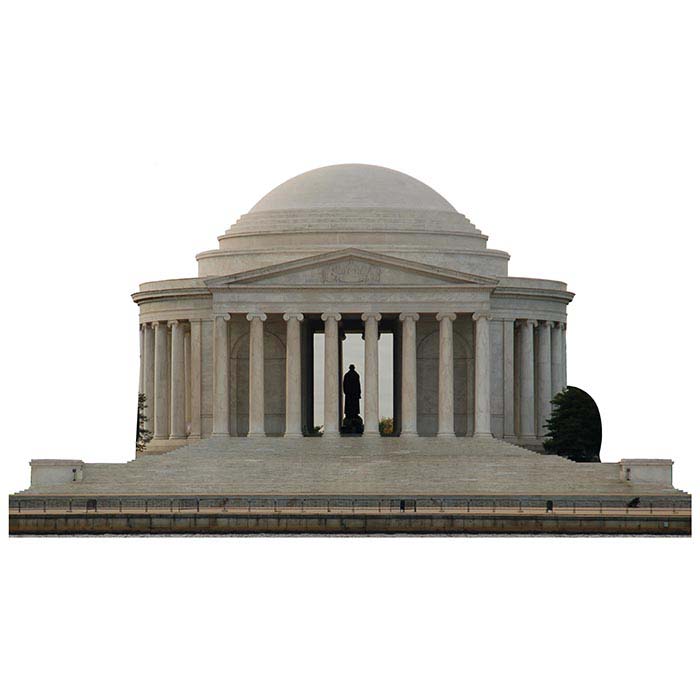 Jefferson Memorial Cardboard Cutout Free Shipping – Life Size Custom ...