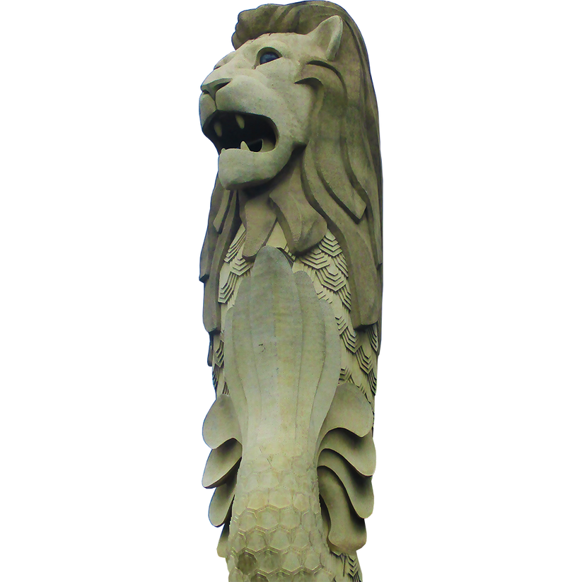 Merlion Mascot Singapore City Cardboard Cutout Free Shipping – Life ...