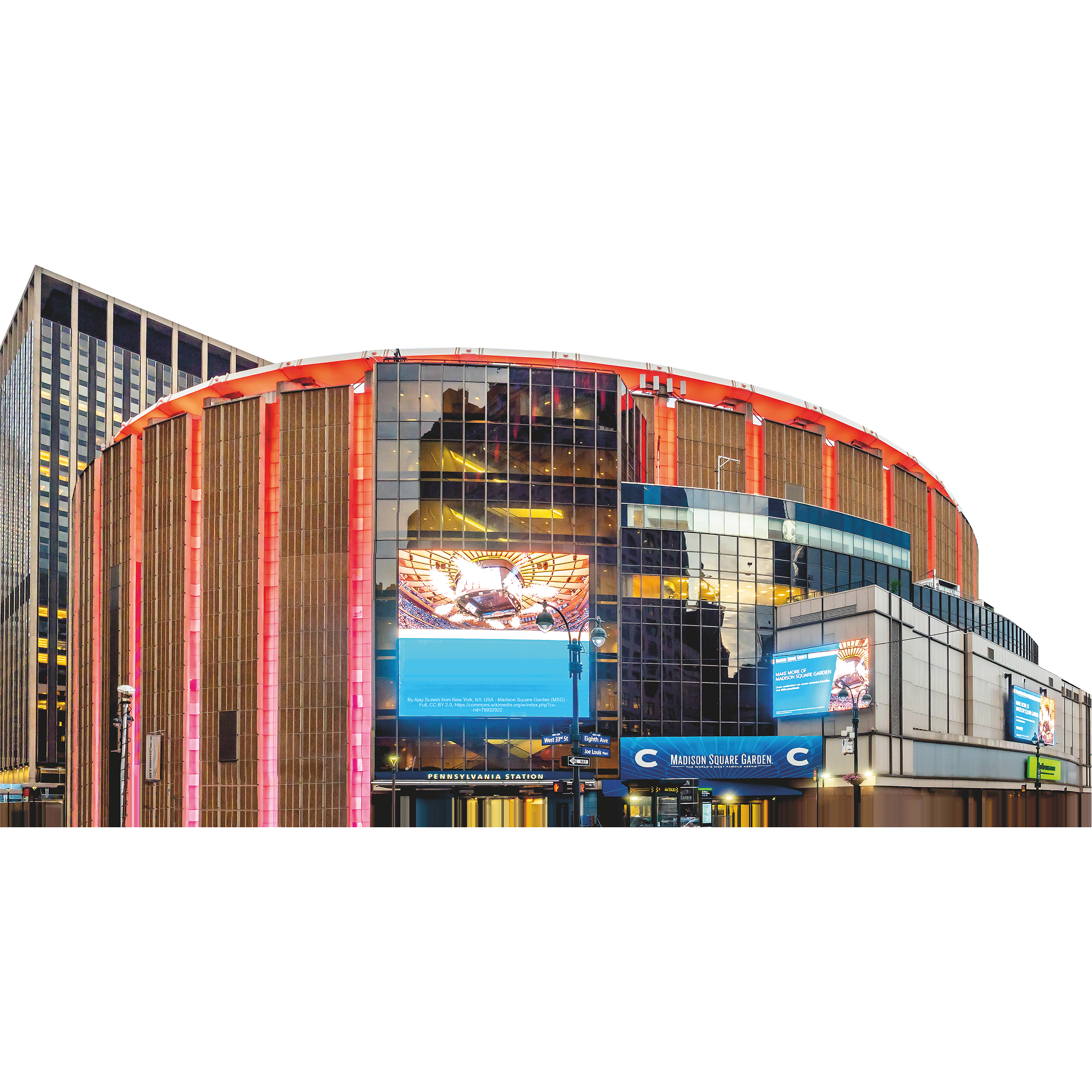 Madison Square Garden Arena New York Cardboard Cutout Free Shipping ...