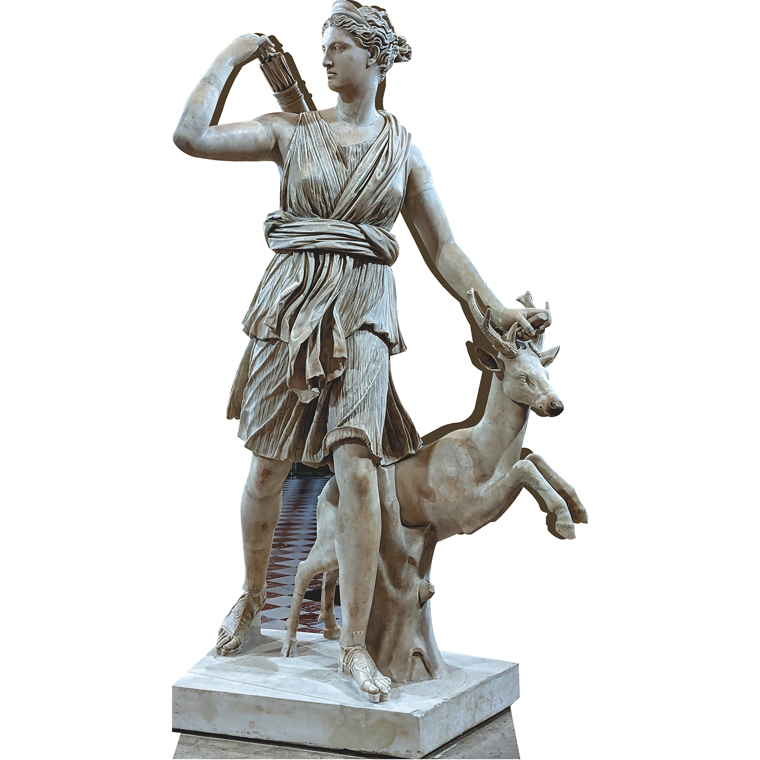 Diane de Versailles Doe Huntress Goddess Hunt Cardboard Cutout – Life ...