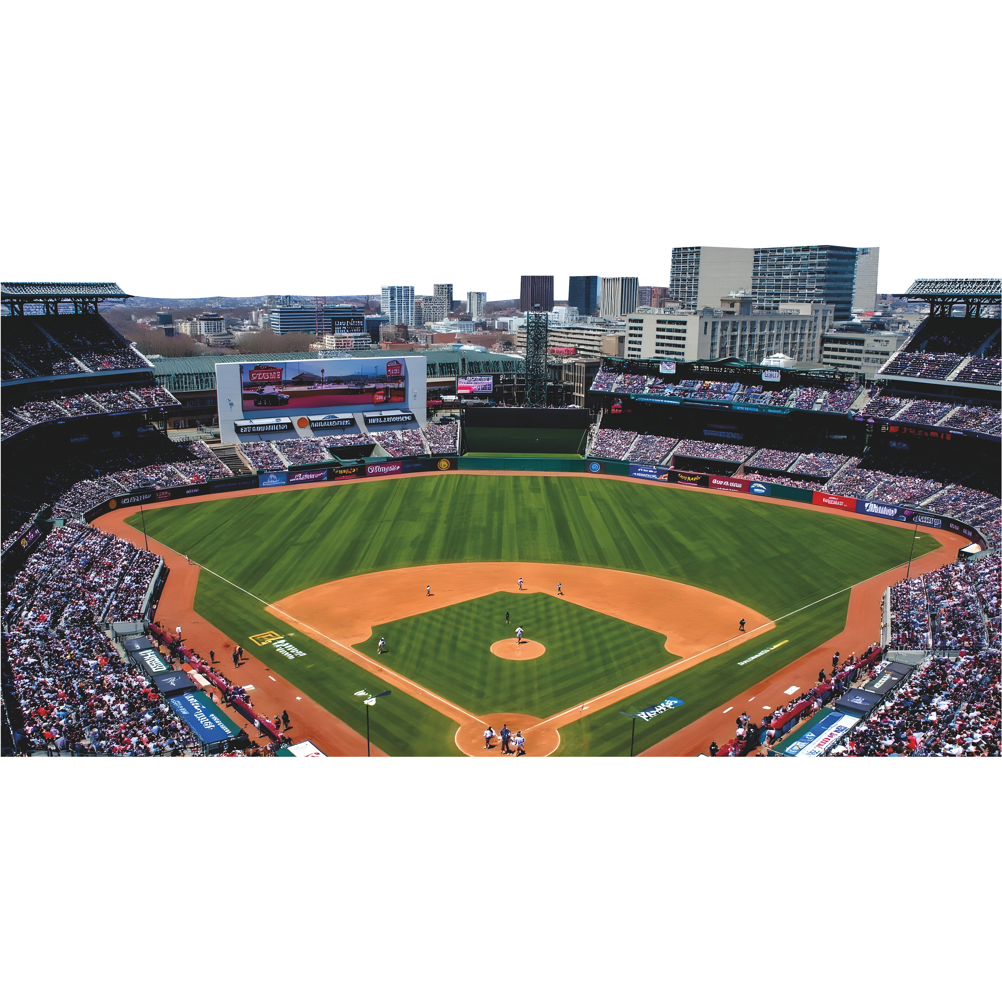 Original Bronx New Yank York Baseball Stadium 1923 Cardboard Cutout ...