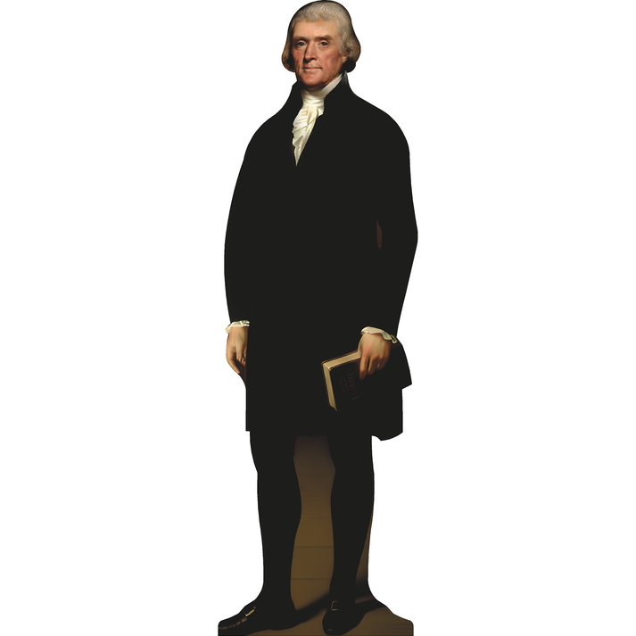 Thomas Jefferson 3rd President Cardboard Cutout – Life Size Custom Cutouts