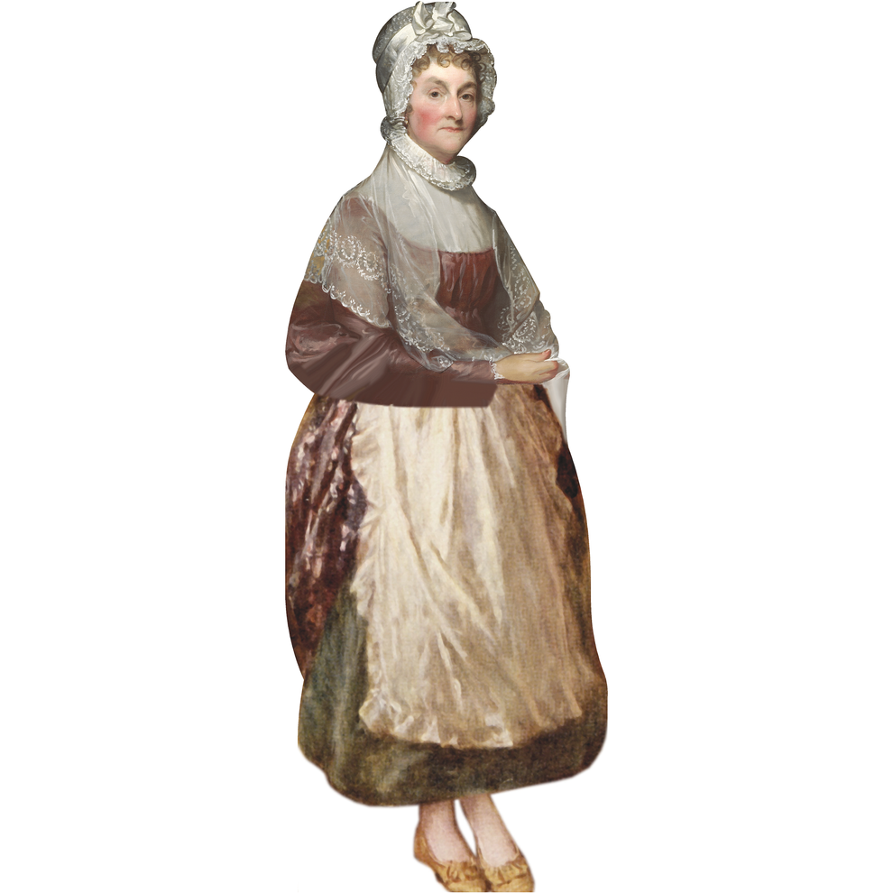 Abigail Adams First Lady Wife Cardboard Cutout – Life Size Custom Cutouts