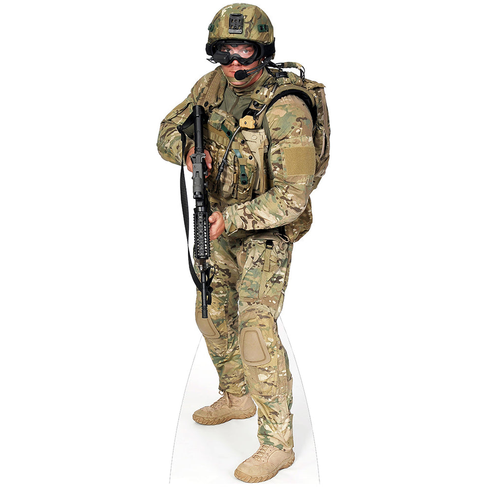 Soldier Army Cardboard Cutout Free Shipping – Life Size Custom Cutouts