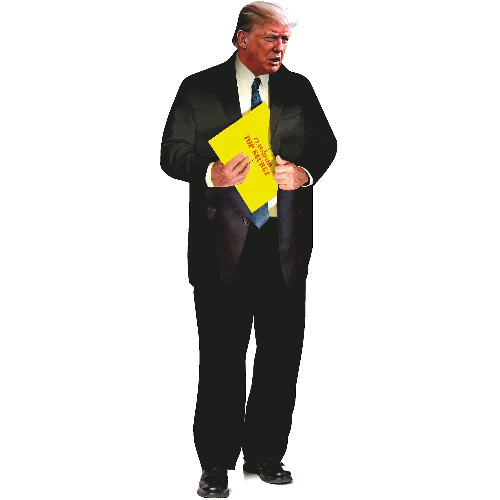 Donald Trump Top Secret Papers Cardboard Cutout Free Shipping – Life ...