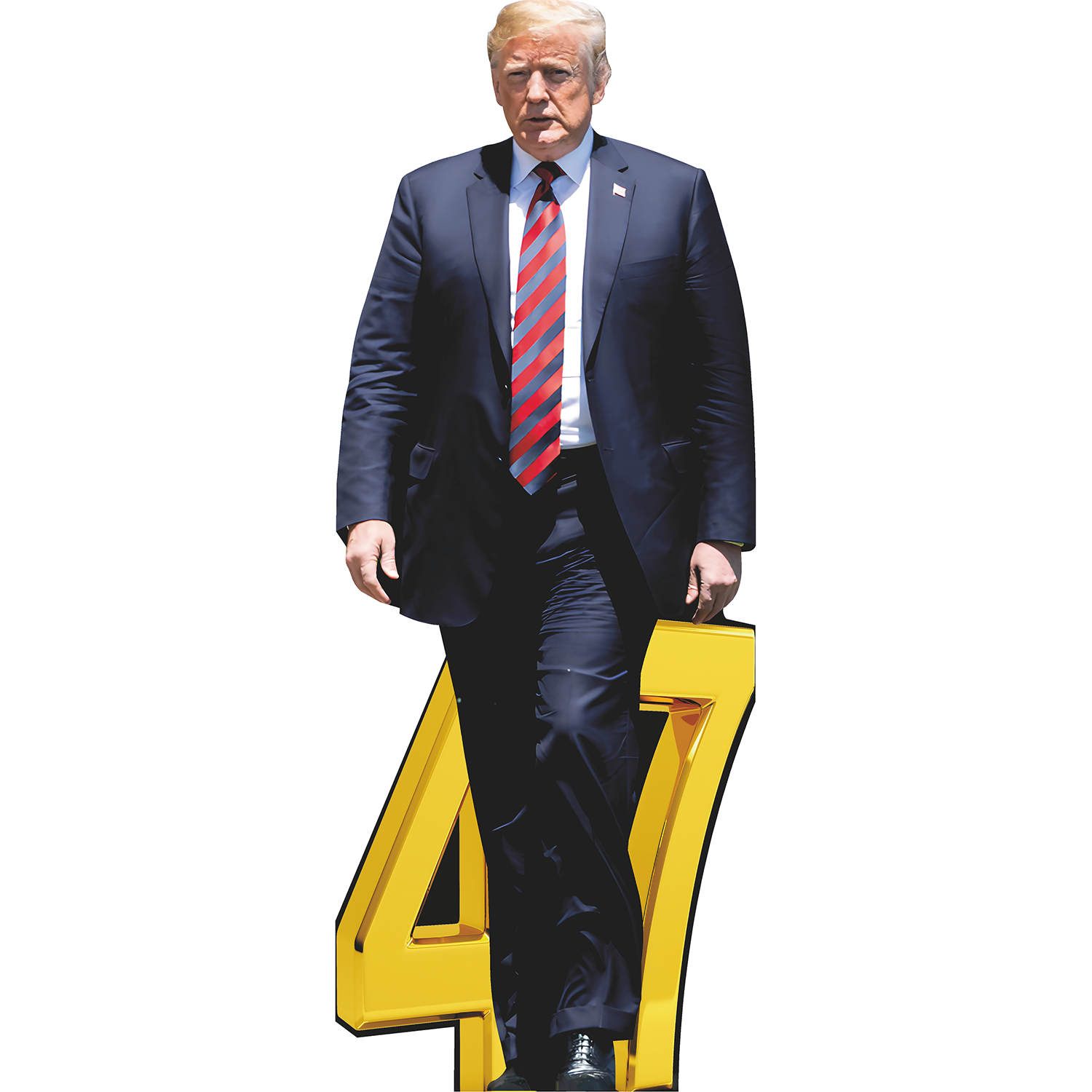 Donald Trump Number 47 Cardboard Cutout – Life Size Custom Cutouts