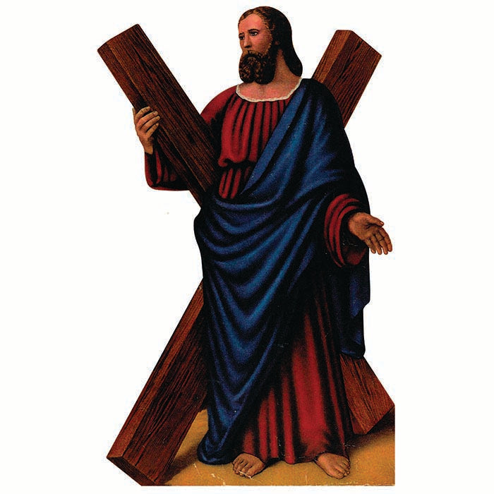 Saint Andrew Cardboard Cutout Free Shipping – Life Size Custom Cutouts