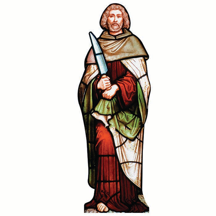 Saint Bartholomew Cardboard Cutout Free Shipping – Life Size Custom Cutouts