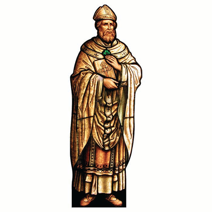 Saint Patrick Cardboard Cutout Free Shipping – Life Size Custom Cutouts