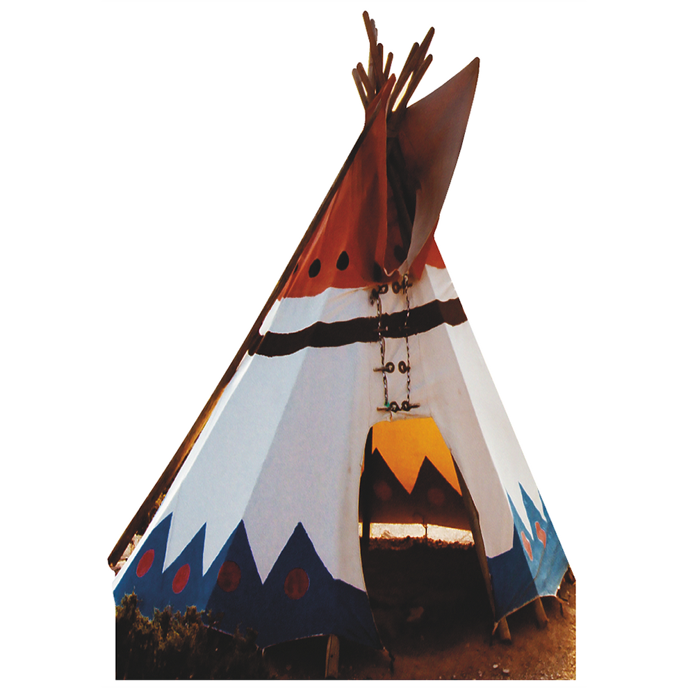 Native American TeePee Cardboard Cutout Free Shipping – Life Size ...