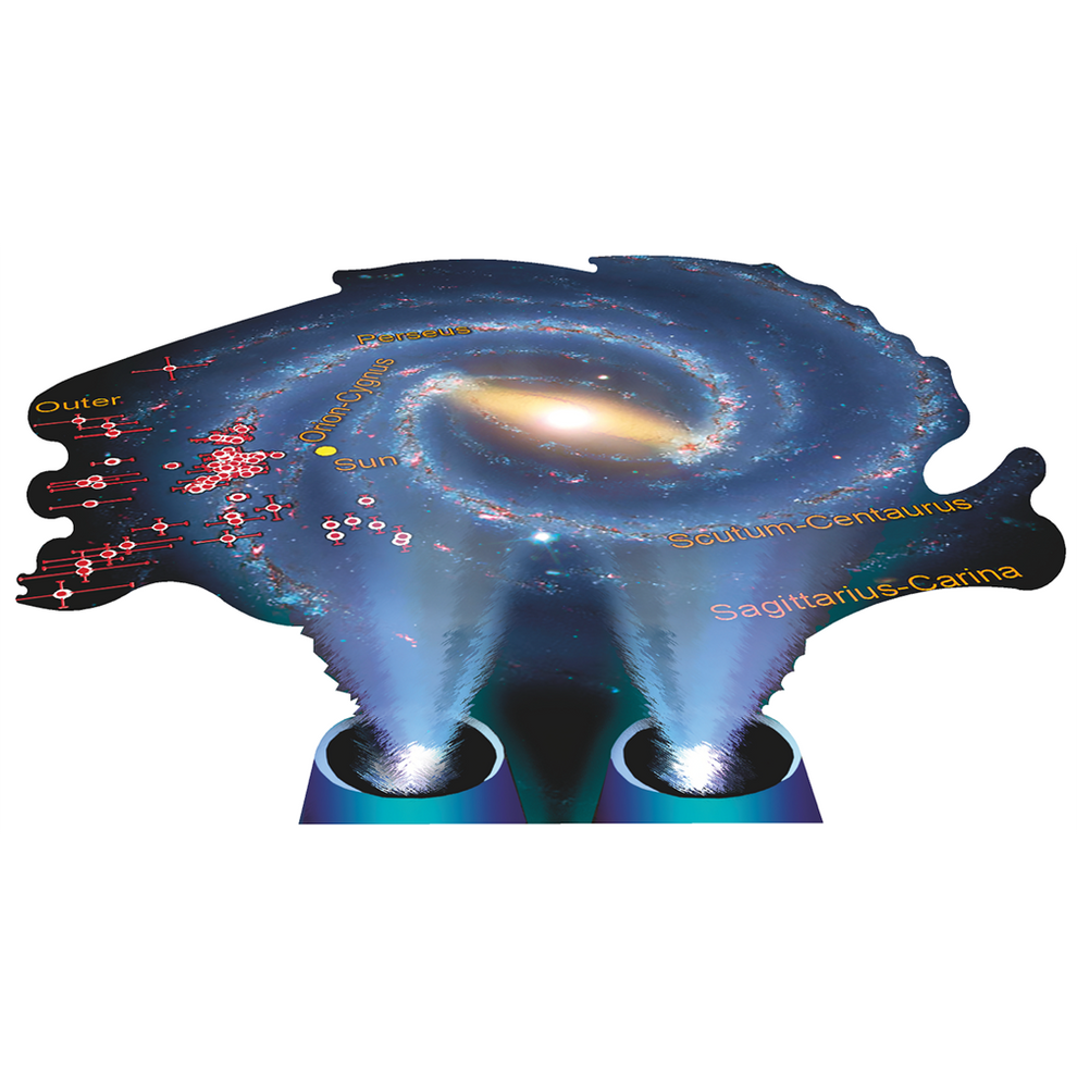 Milky Way Hologram Galaxy Map Cardbaord Cutout Free Shipping – Life ...