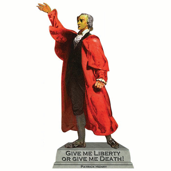 Patrick Henry Liberty Cardboard Cutout Free Shipping – Life Size Custom ...