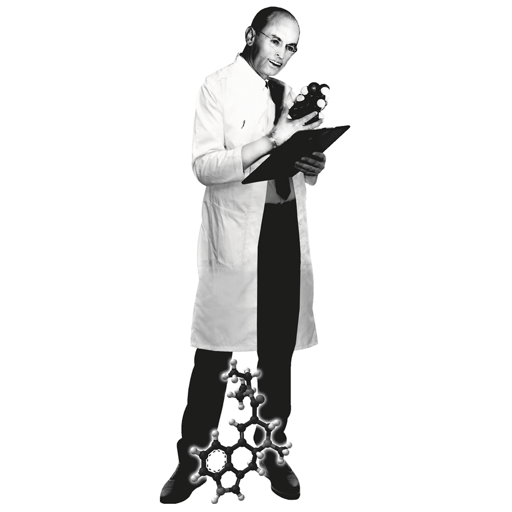 Albert Hofmann LSD Cardboard Cutout Free Shipping – Life Size Custom ...