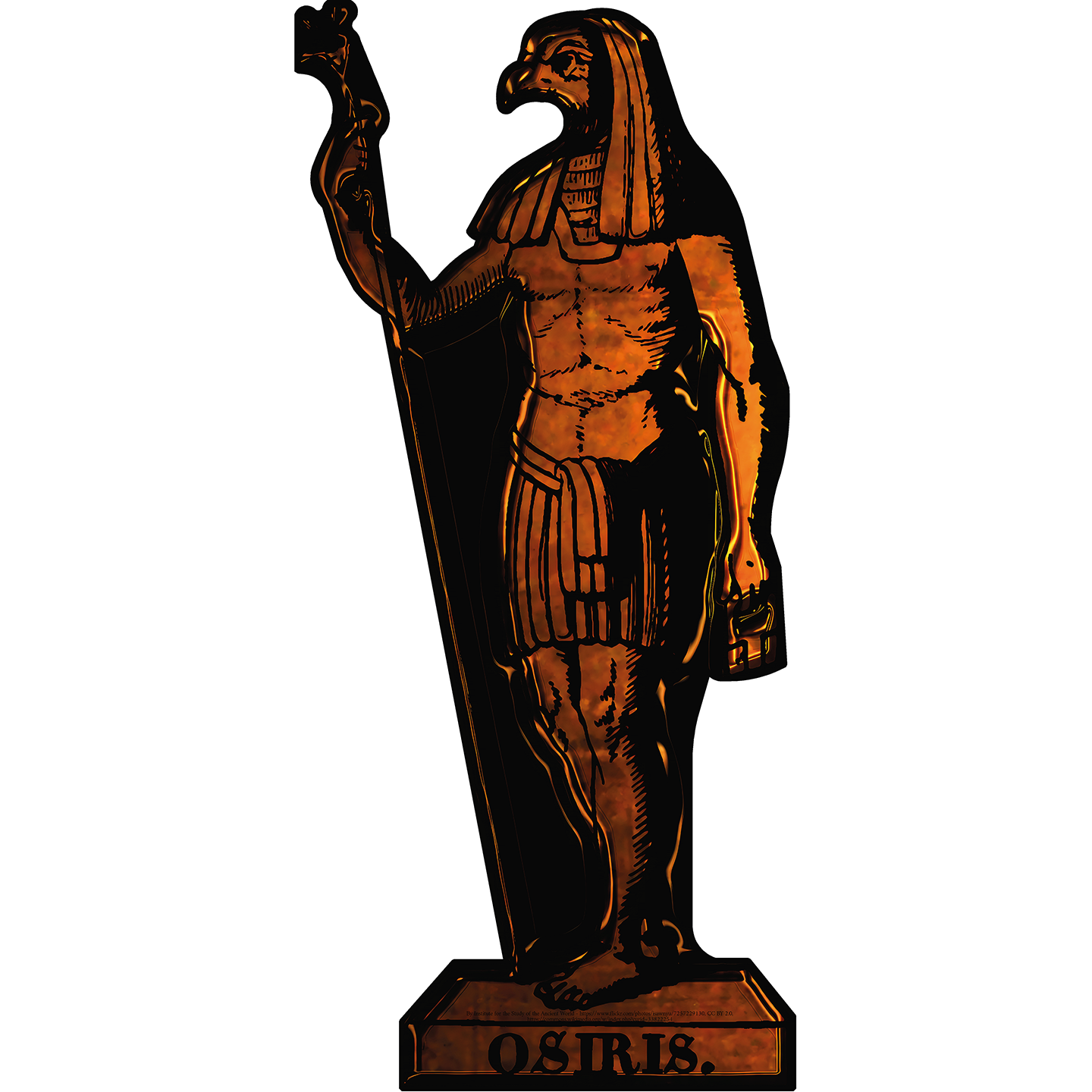 Egyptian God Osiris Cardboard Cutout Free Shipping – Life Size Custom ...