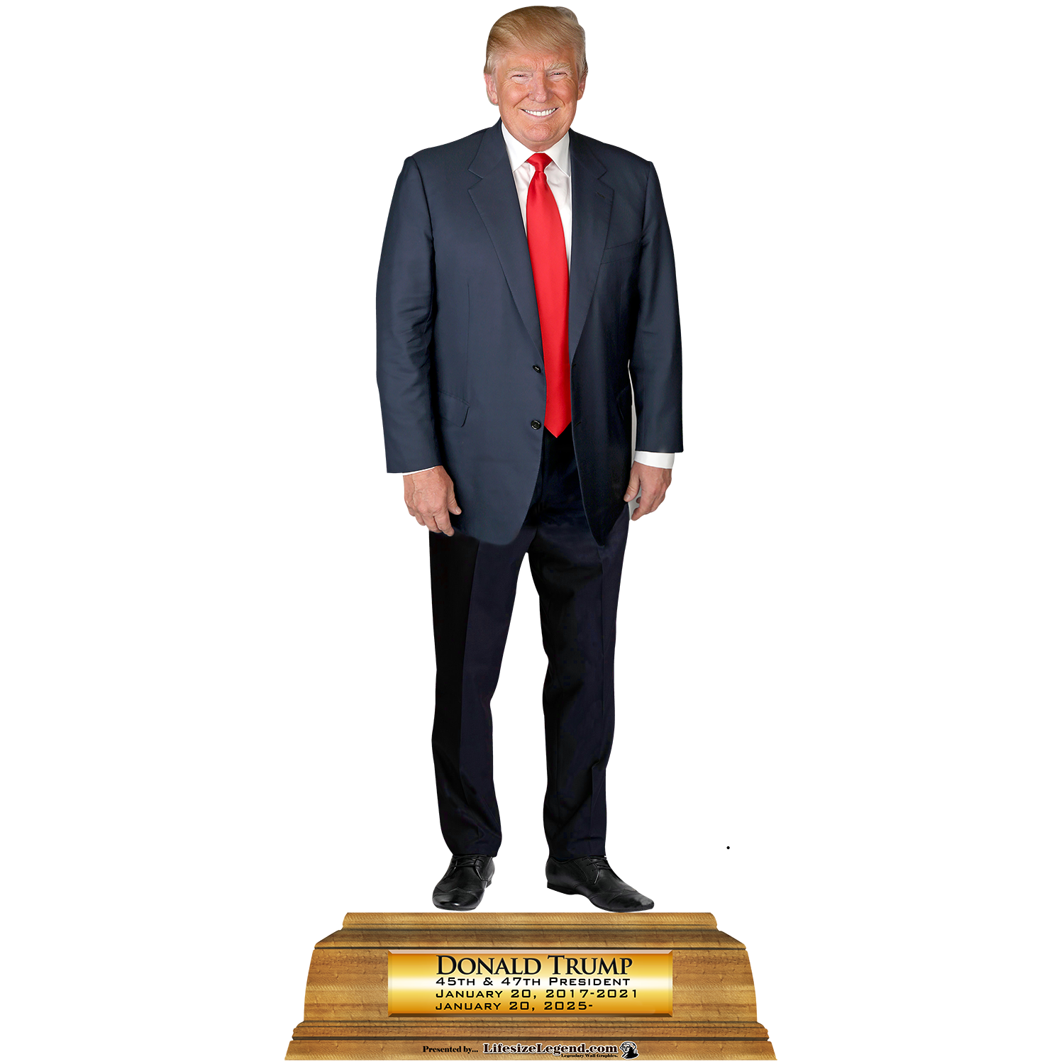 Donald Trump Pedestal Cardboard Cutout Free Shipping – Life Size Custom ...