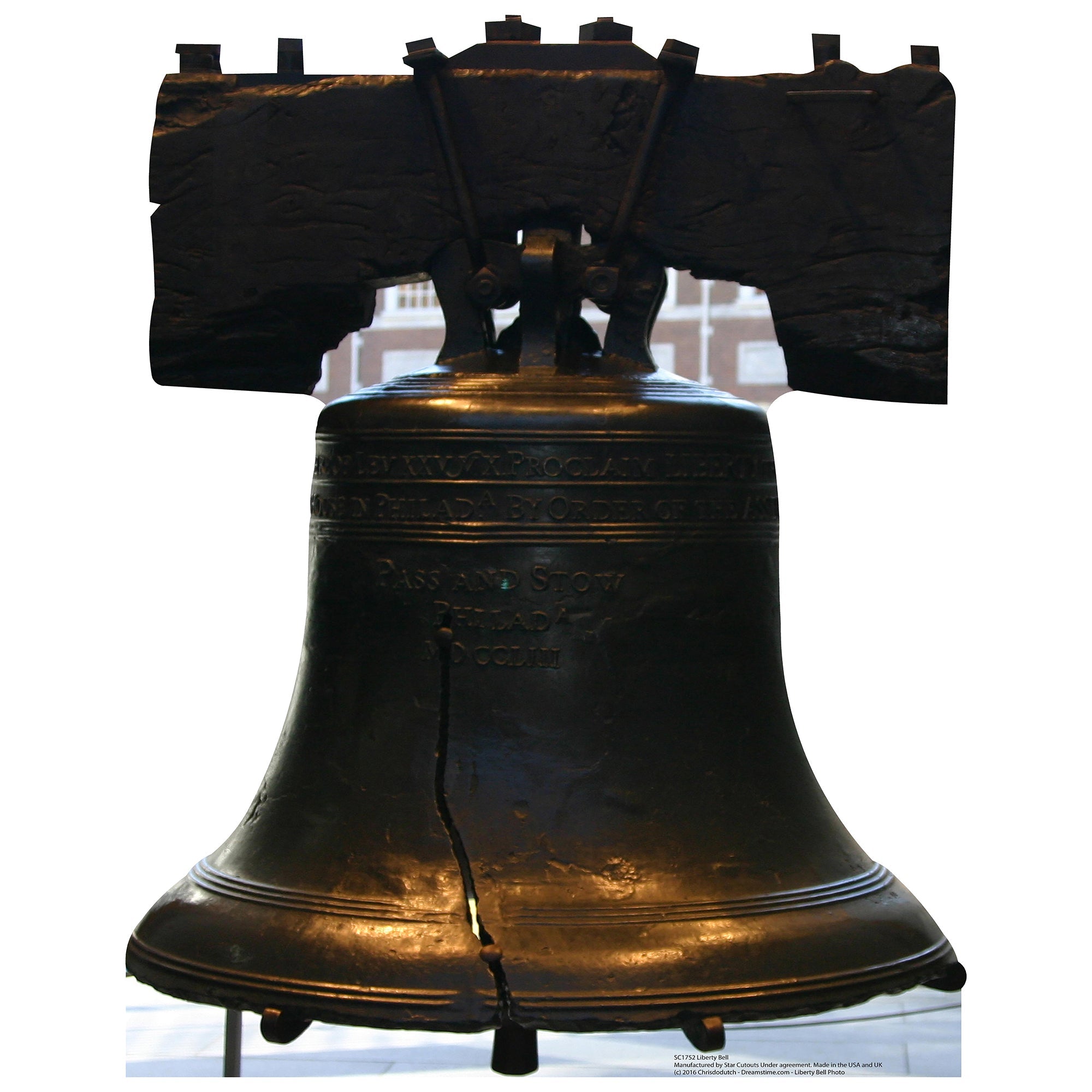 Liberty Bell Cardboard Cutout Free Shipping – Life Size Custom Cutouts
