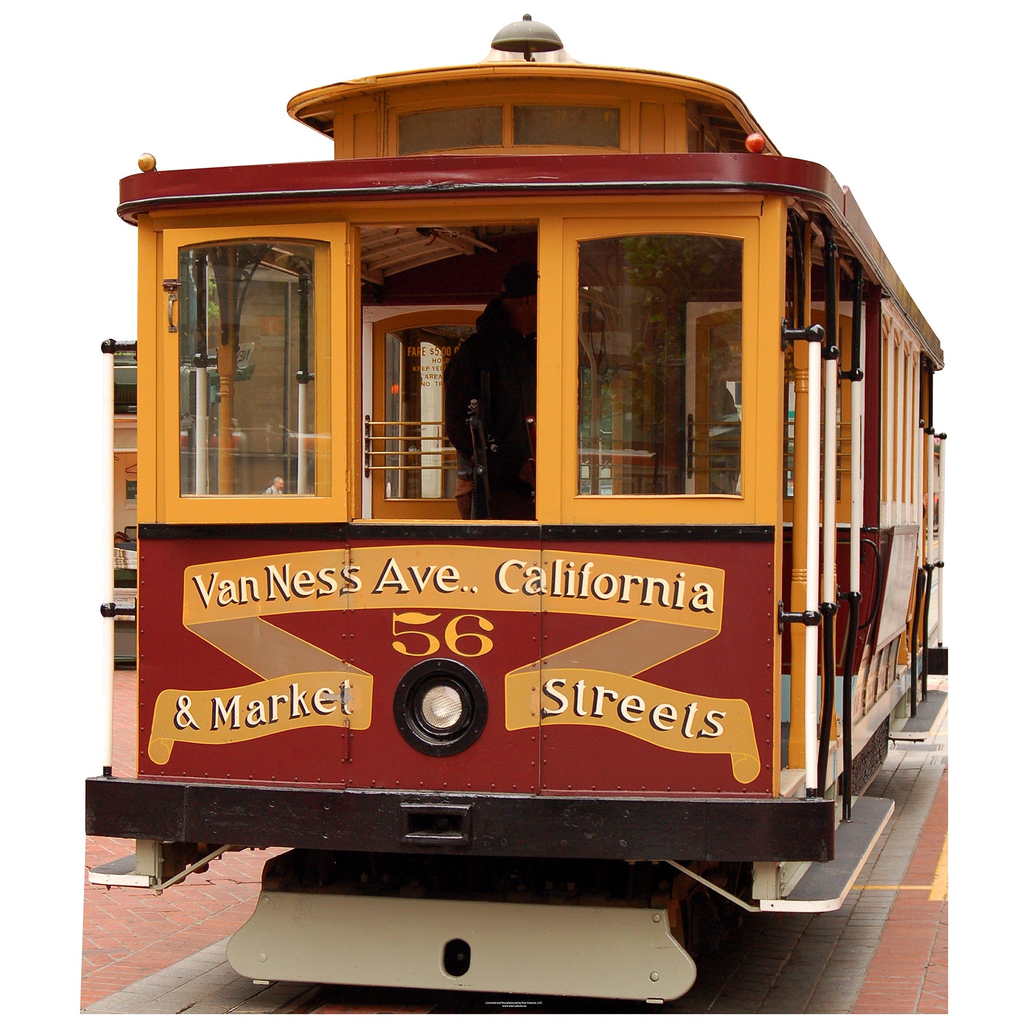 San Francisco Cable Car Cardboard Cutout Free Shipping – Life Size ...