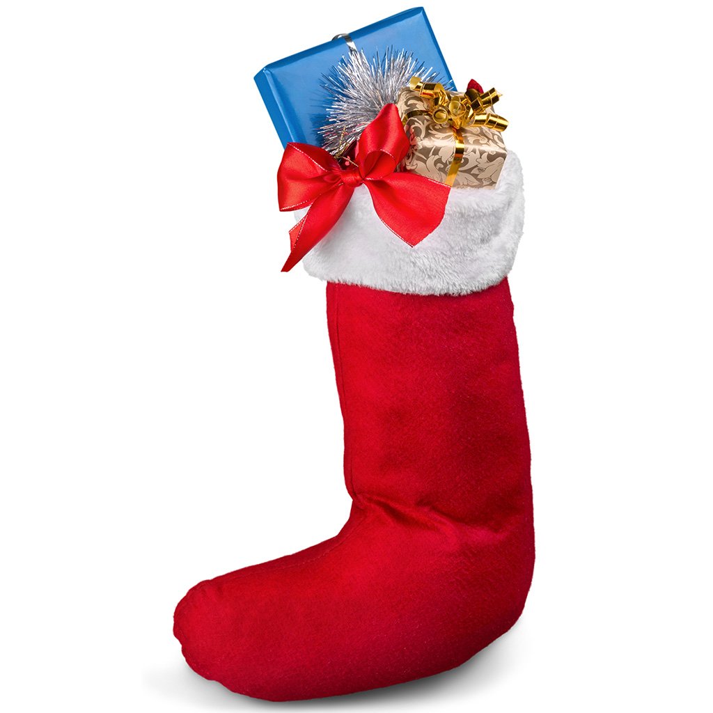 Christmas Stocking Filled With Presents Cardboard Cutout Free Shipping ...