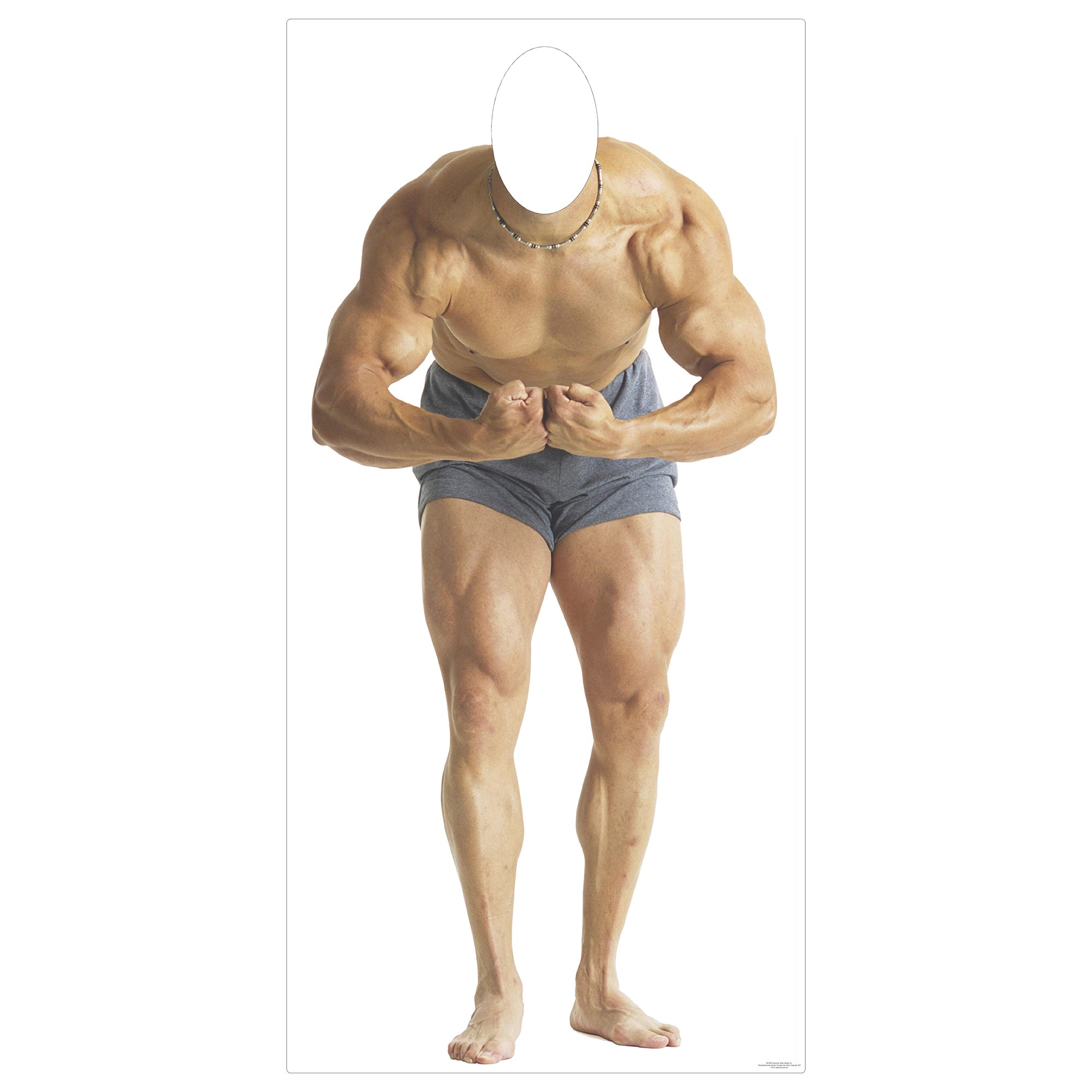 Muscle Man Cardboard Cutout Free Shipping – Life Size Custom Cutouts
