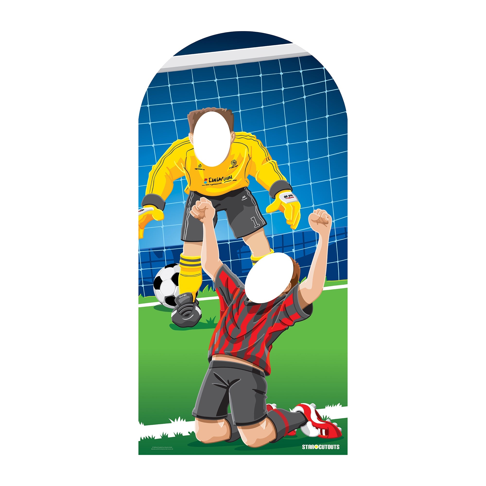 Adult Football Soccer Stand In Cutout Free Shipping – Life Size Custom ...