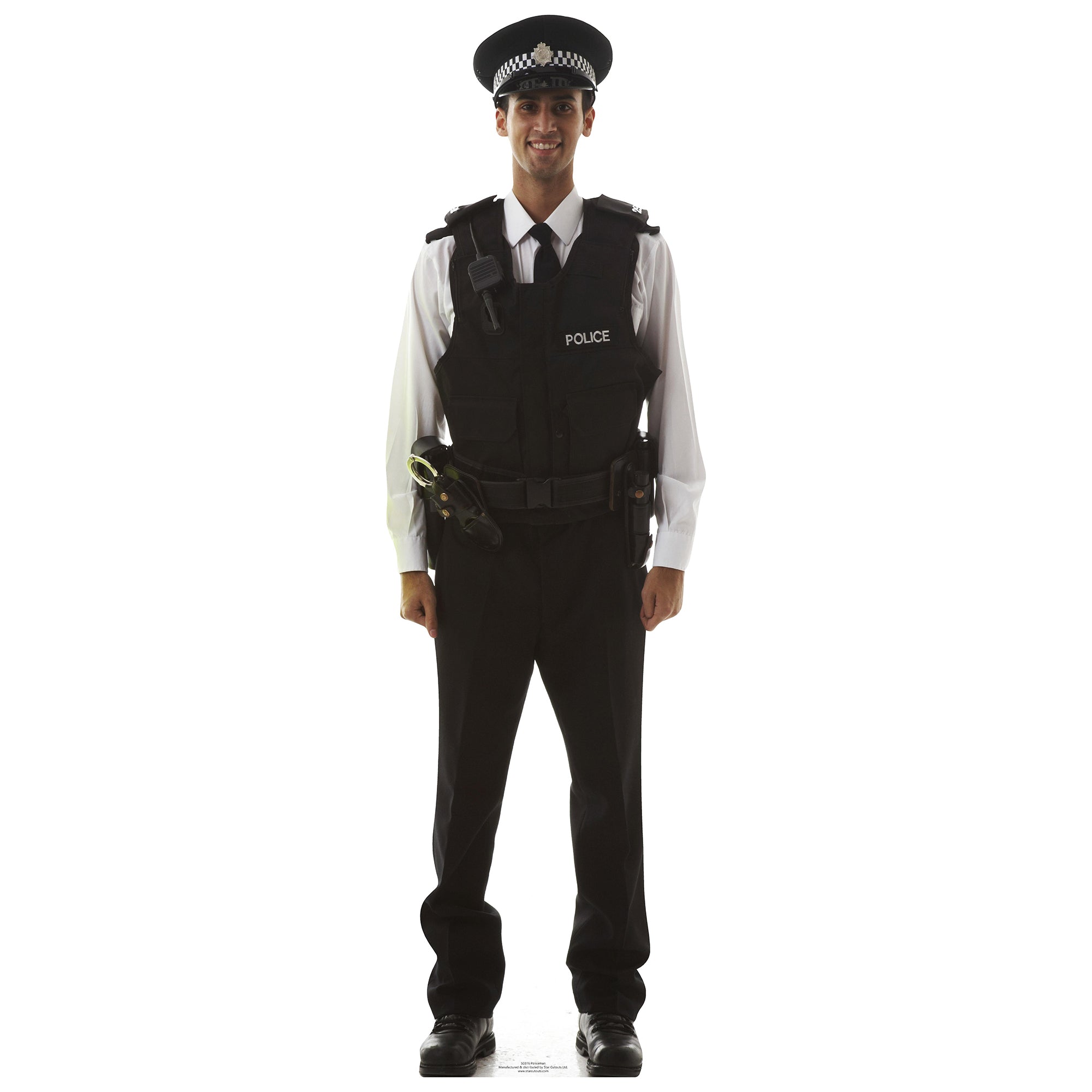 Police Man Cardboard Cutout Free Shipping – Life Size Custom Cutouts