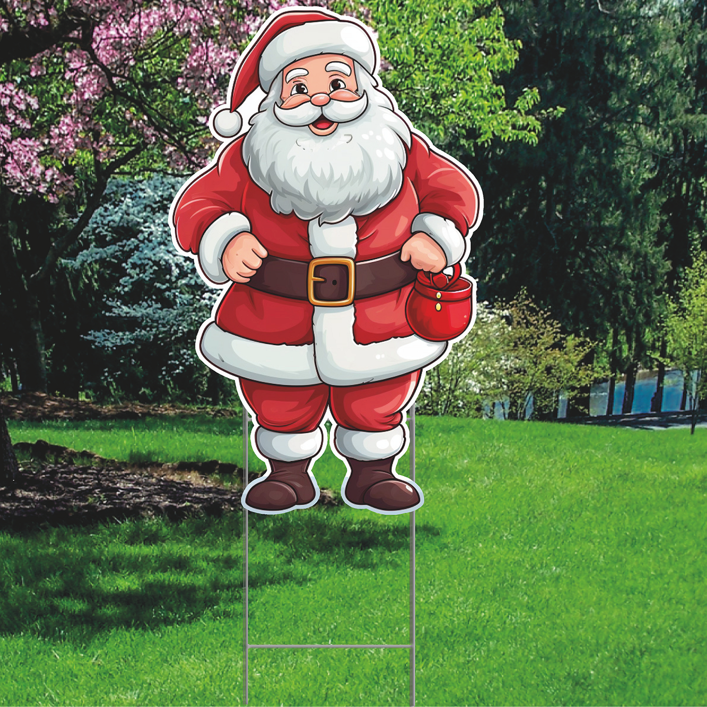Santa Clause Outdoor Yard Decoration Cutout Free Shipping – Life Size ...